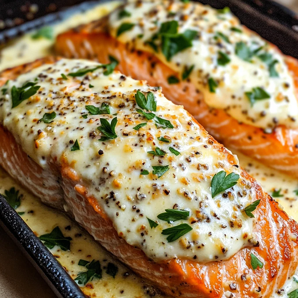 Baked Boursin Salmon – Creamy, Flavorful & Perfectly Baked