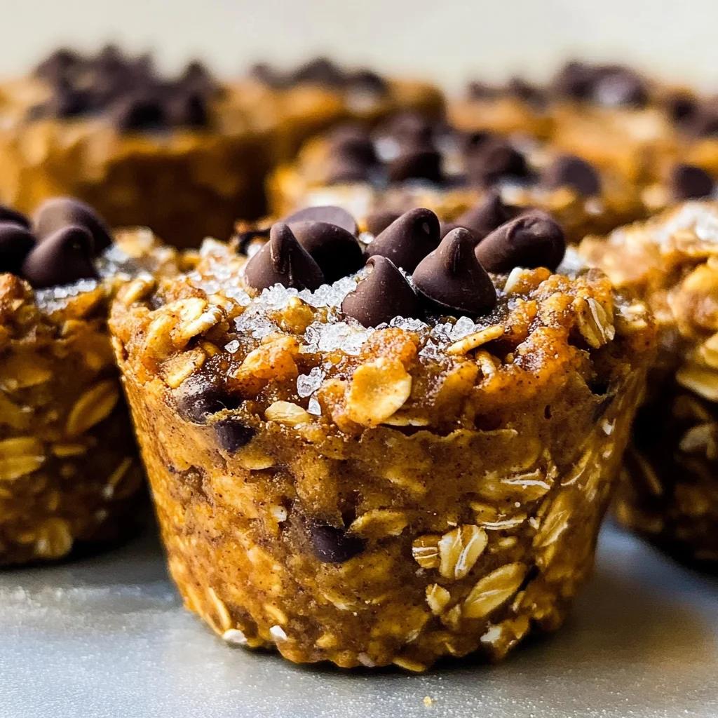 Baked Pumpkin Oatmeal Cups (Muffins)