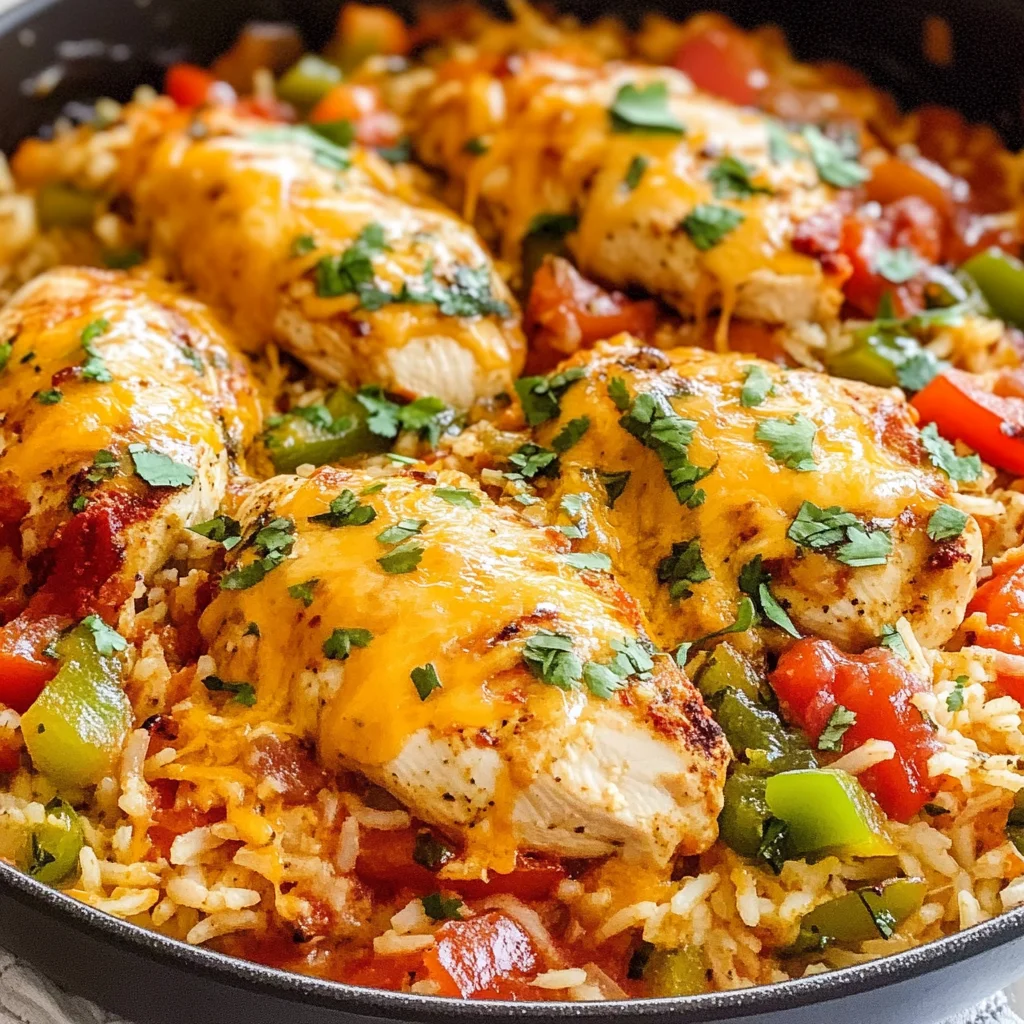 Baked Salsa Chicken and Rice