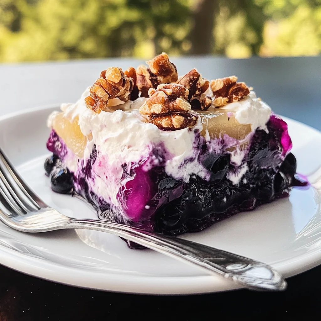 Blueberry Pineapple Congealed Salad