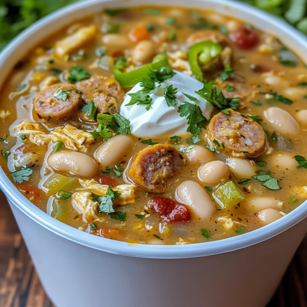 Cajun White Chicken Chili