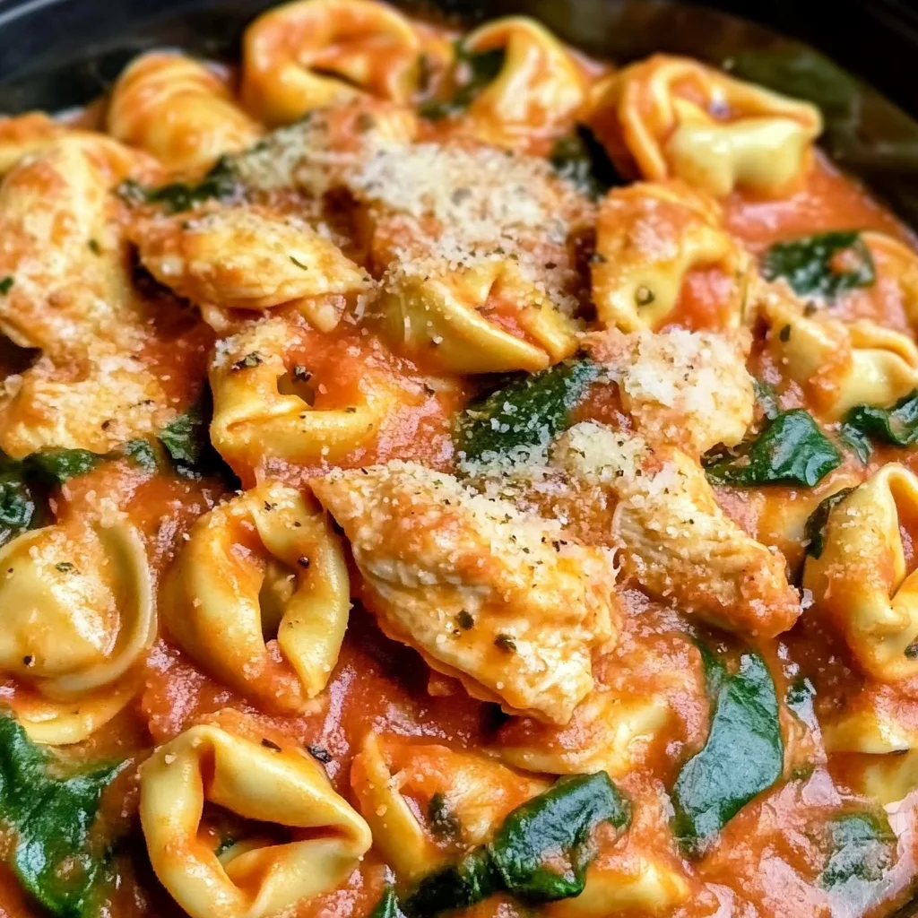 CrockPot Chicken Tortellini