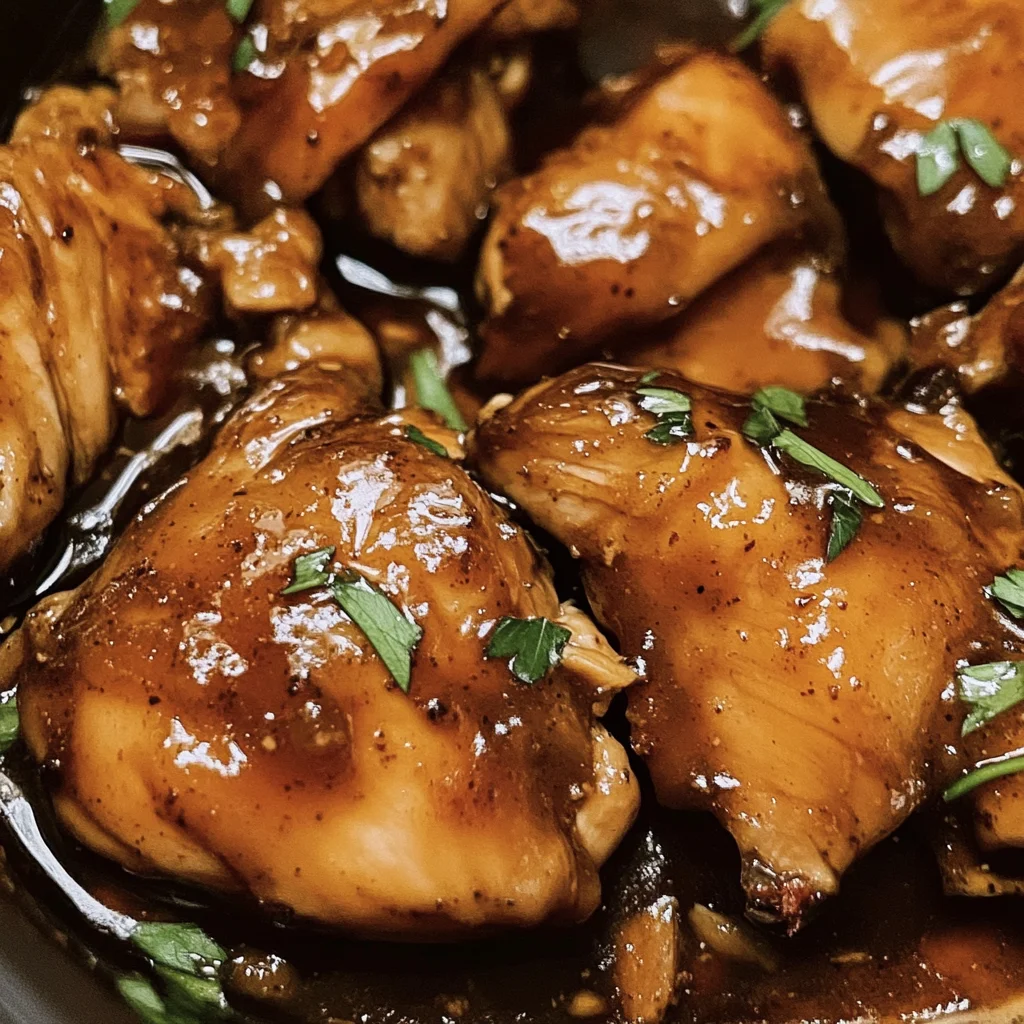 Crockpot Bourbon Chicken