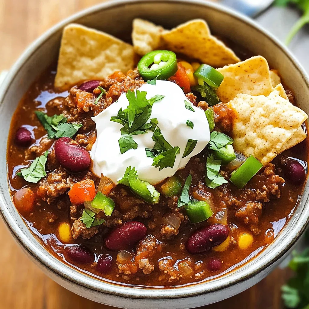 Easy Chili Recipe (Only 6 Ingredients!)