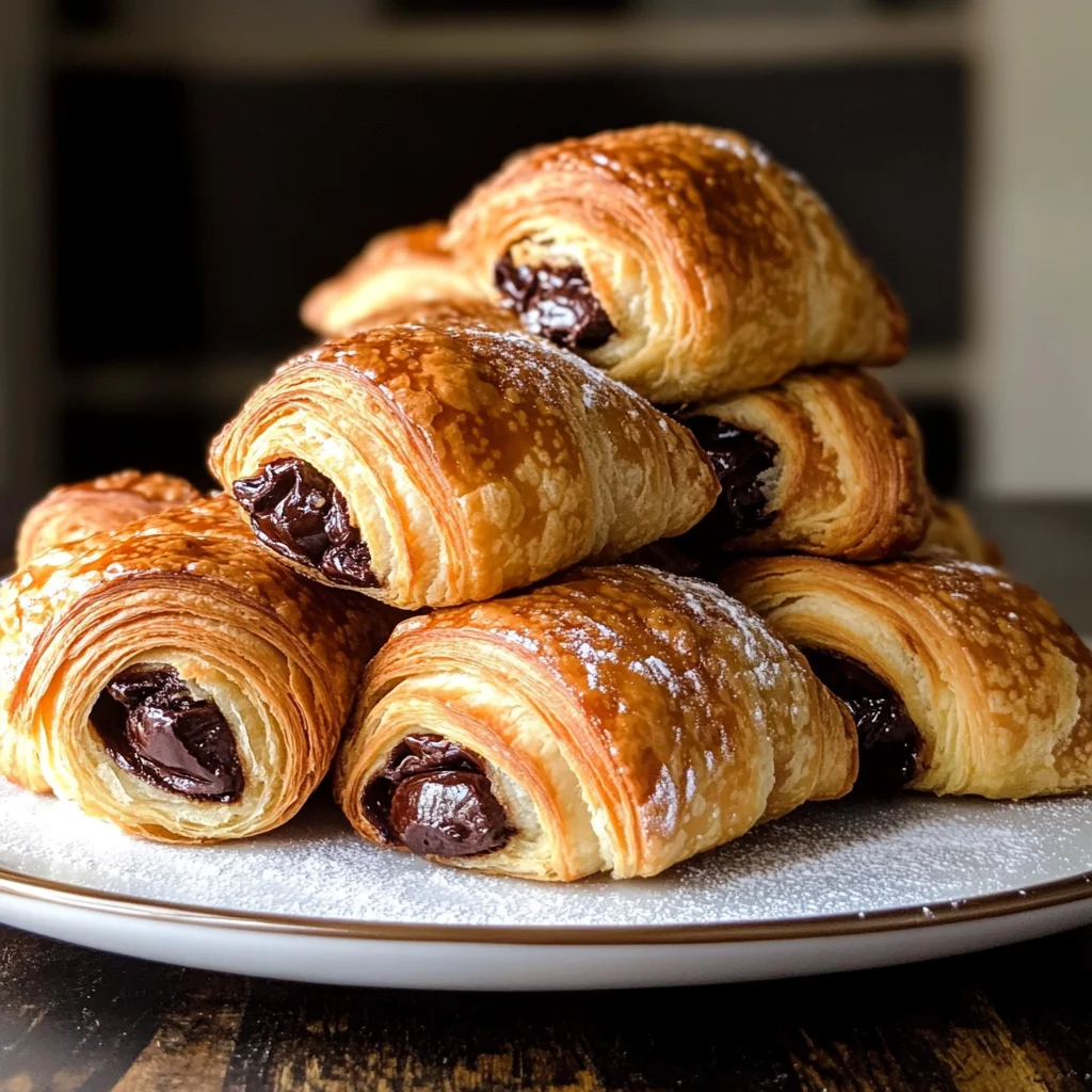 Homemade Chocolate Croissants (Pain au Chocolat)